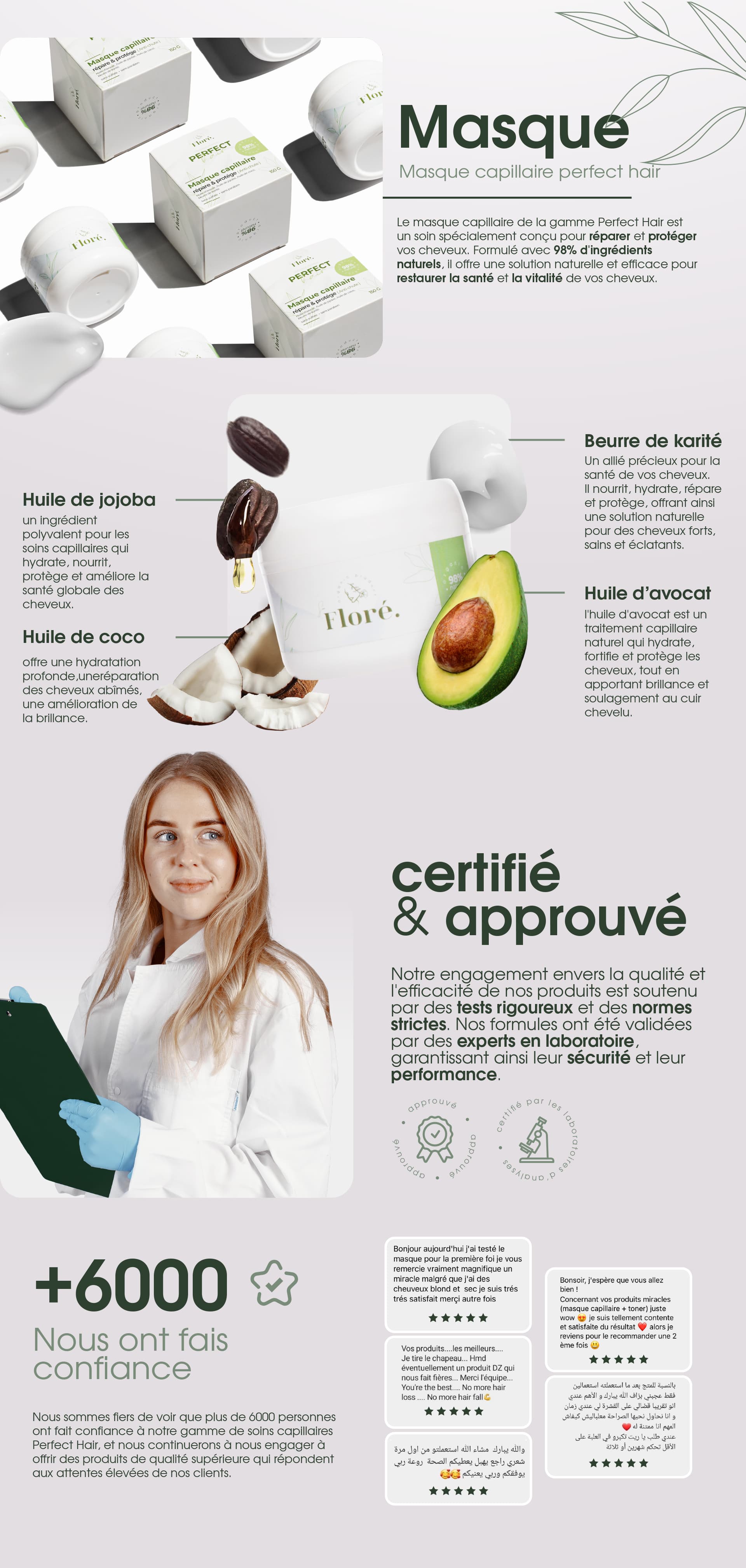 Masque Perfect hair – Flore.algerie